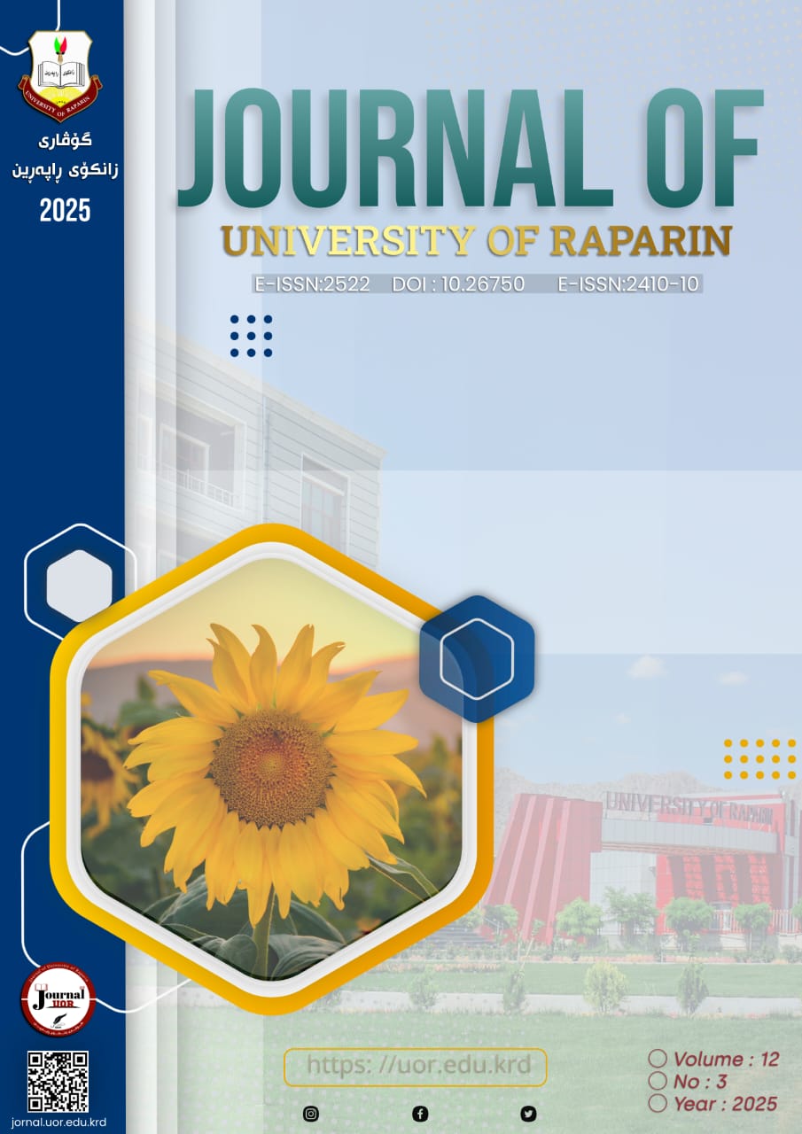 Vol. 12 No. 3 (2025): Journal of University of Raparin | Journal of ...